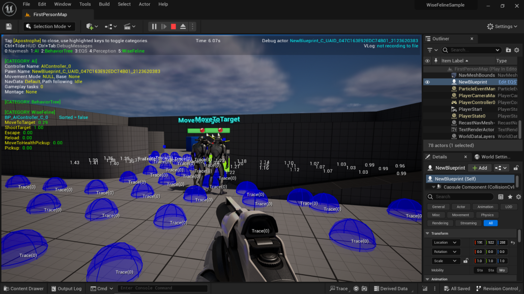 Wise Feline Utility AI for Unreal - NoOpArmy Games