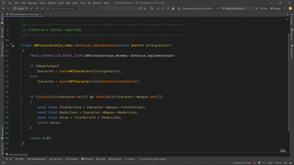 Wise Feline Utility AI for Unreal - NoOpArmy Games